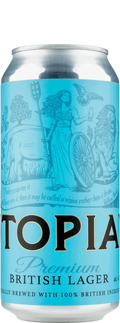 Utopian Brewing Premium British Lager | Virgin Wines