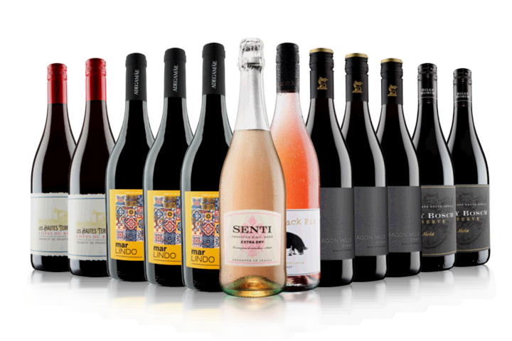 Al Fresco Favourites Red Wine Case | Red with Sparkling and Rose Wine ...