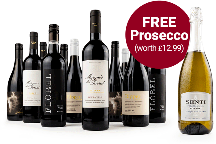 The Best of Virgin Wines Red Case plus FREE Prosecco | Red Wine Cases ...