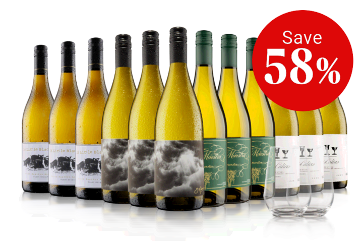 White WineBank Welcome Case with Free Stemless Glasses | White Wine ...