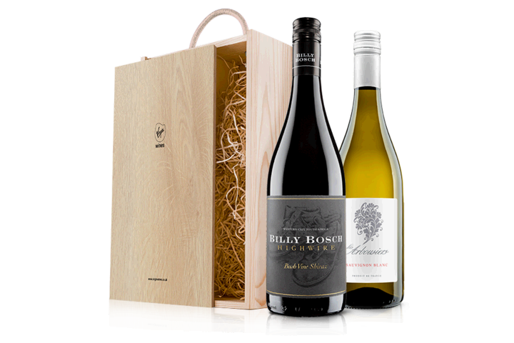 Classic Mixed Wine Duo in Wooden Gift Box | Virgin Wines