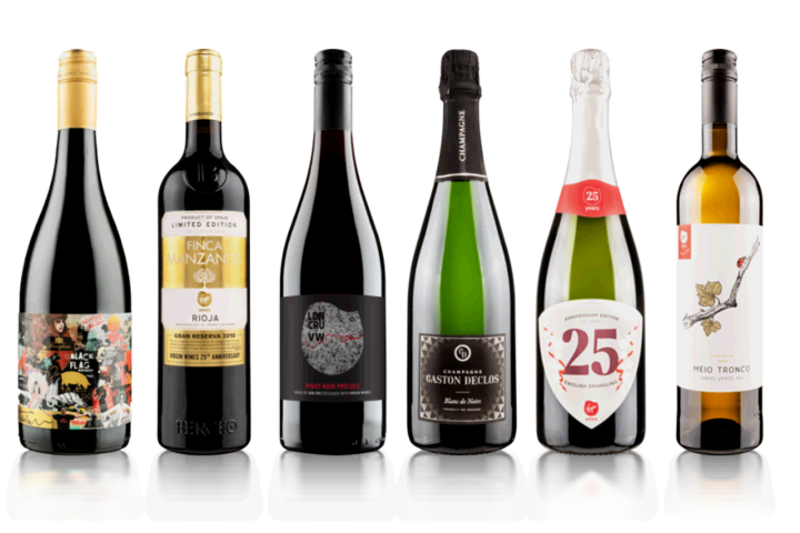 Virgin Wines 25th Anniversary Celebration Six Pack | Mixed with ...